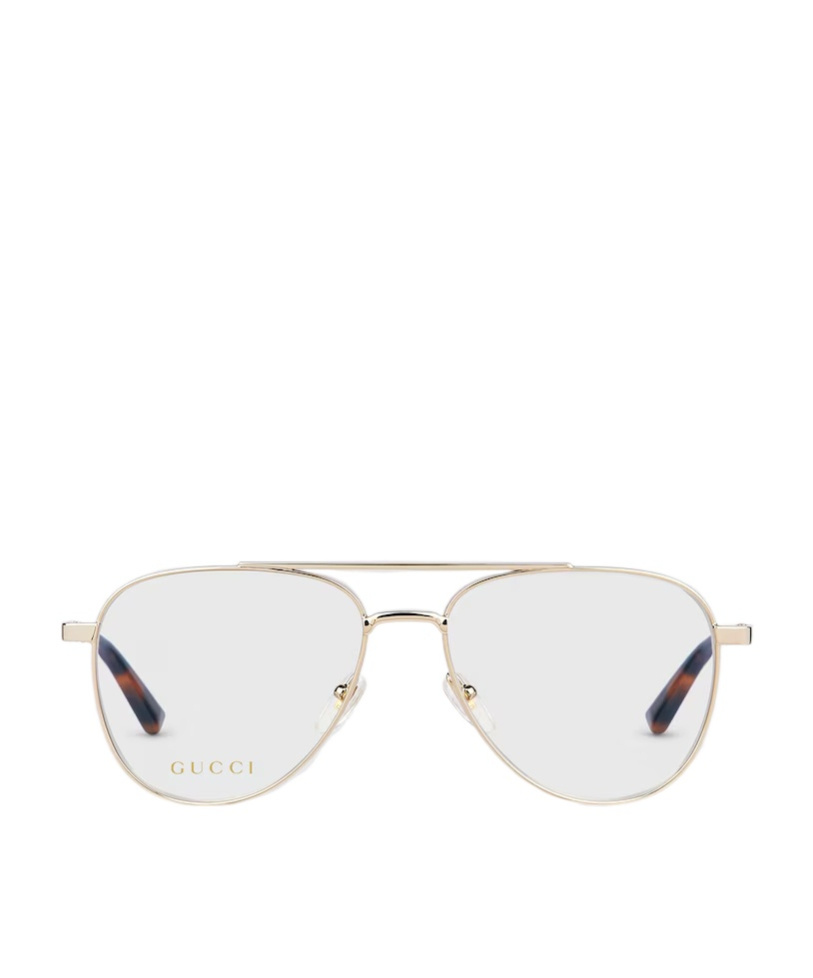 GUCCI Gucci Aviator Frame Eyeglasses